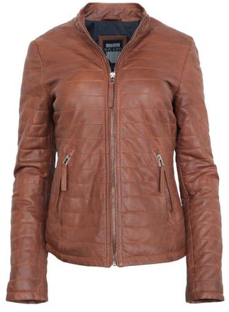 Ricano Lederjacke Padded hochwertiges Lamm Leder