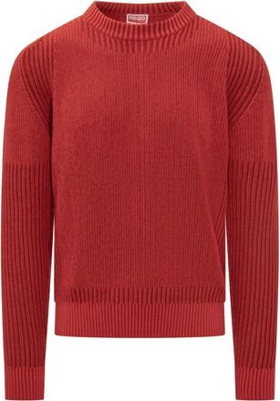 Kenzo Homme, Pulls, Rouge, Taille: S Maille &agrave; col rond