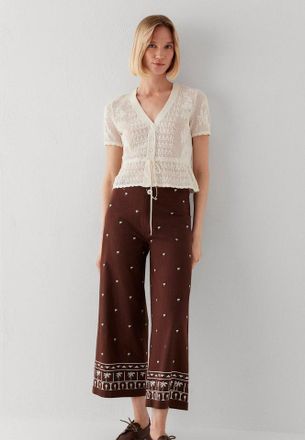 Mavi V-Ausschnitt-Pullover SHORT SLEEVE CARDIGAN Cardigan-Top
