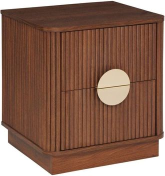 Atmosphera Atmosphera - Nachttisch Wany braun 45x40cm créateur dintérieur