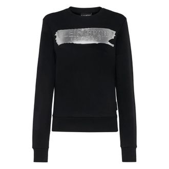 Plein Sport Femme, Sport, Noir, Taille: 38 FR SweaT-shirt LS