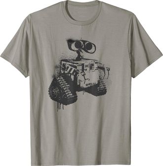 Disney Pixar Wall-E Stencil Painted T-Shirt
