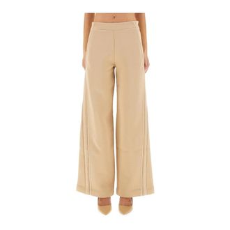 Max Mara Weite Hose mit Tunnelzug - - Trousers - Damen - Beige - XS