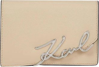 Karl Lagerfeld Femme, Accessoires, Beige, Taille: ONE Size K/Signature Wallet