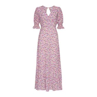 Americandreams Americandreams, Femme, Robes, Violet, Taille: 38 FR Koko Dress Long Open Back
