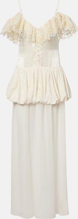 Xu Zhi Maxikleid mit Spitze