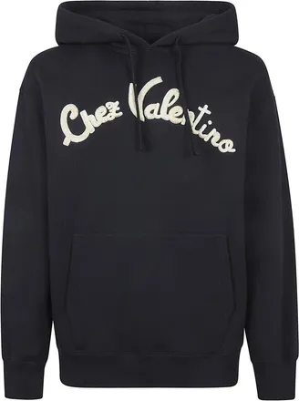 Valentino Garavani Homme, Sweatshirts et sweats &agrave; capuche, Noir, Taille: M Chez Sweat &agrave; capuche