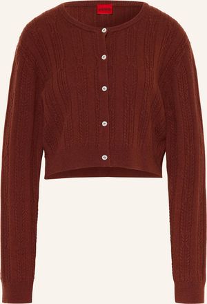 HUGO BOSS Hugo Strickjacke Siemella braun