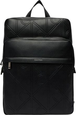 Calvin Klein Homme, Sacs, Noir, Taille: ONE Size Emblem AOP Emboss Slim Square Bag