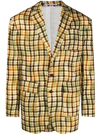 Dsquared2 Sakko mit Karomuster - Gelb