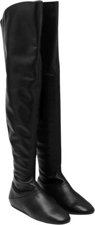 Le Monde Beryl Luna Overknee-Stiefel aus Leder - - Shoes - Damen - Schwarzk - 37 EU