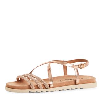 Tamaris Sandalette Damen Flach rosa,EU 39