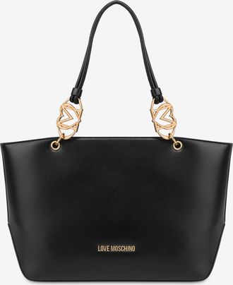Love Moschino Shopper avec logo - Noir