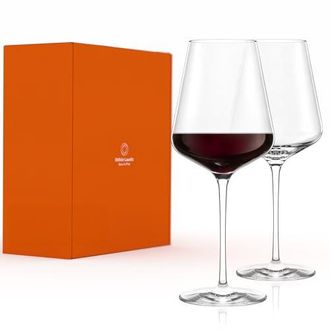 St&ouml;lzle Bordeauxgl&auml;ser Quatrophil 2er-Set 645 ml - Hochwertige Weingl&auml;ser ideal f&uuml;r Bordeaux - Elegante Rotweingl&auml;ser aus Kristallglas f&uuml;r maximale Aromaentfa