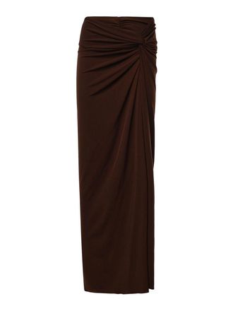 Andamane Jupe Longue - Marron Fonc&eacute;