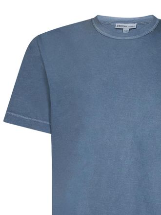 James Perse Mens T-Shirt Crew Neck Light Blue T-Shirts And Polos