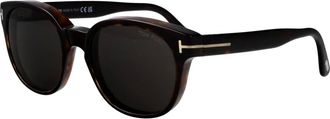 Tom Ford unisex, Accessoires, Brun, Taille: 53 MM Lunettes de soleil Mert