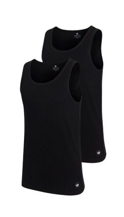 adidas Originals Muskelshirt Comfort Rib Cotton (2er-Pack) gerippt, Baumwollmix, atmungsaktiv, schlicht, Basic
