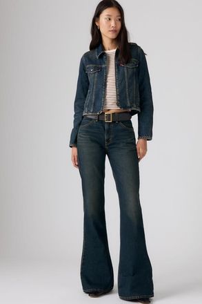 Levi's Puddle Snap Flare Jeans - Damen - Dunkle Waschung / Dunkle Waschung