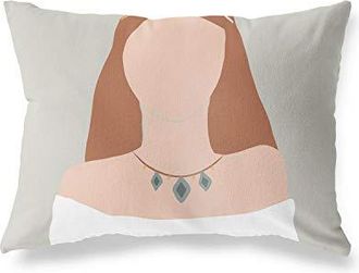 Bonamaison Le Jardin du Lin Kissen Zierkissenbezug Kissenbezug, Weich Bequem, F&uuml;r Zuhause Autos B&uuml;ro Sofa Wohnzimmer Couch Schlafzimmer Dekor, 35x50 Cm - Entworf