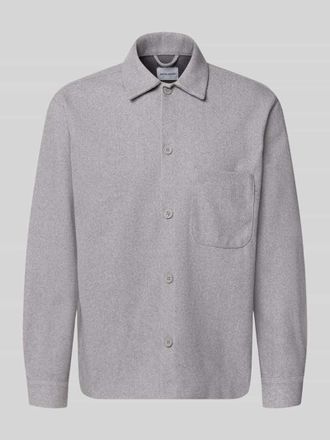 Jack & Jones Regular Fit Hemdjacke mit Kentkragen Modell REGENT