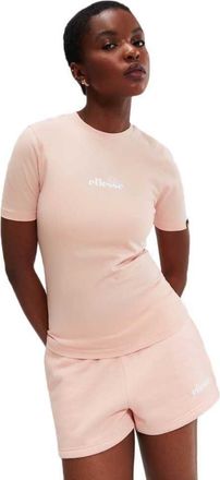 Ellesse Damen Fundamental T-Shirt, Hellrosa, 36