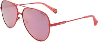 Polaroid Pld 6187/s C9A/JQ RED Sunglasses Unisex Steel, Standard, 60