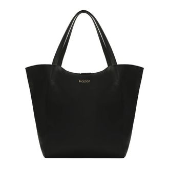 Kazar Gro&szlig;e Lederschultertasche - - Bags - Damen - Schwarzk - ONE SIZE