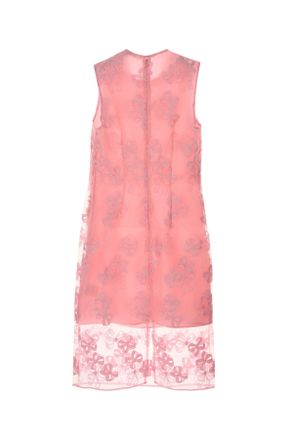 Cecilie Bahnsen Embroidered Bow Dress - Pink