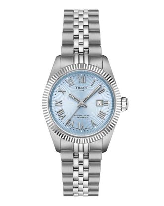 Tissot Ballade Powermatic 48 COSC 30mm Eisblau Damenuhr T156.208.11.353.00