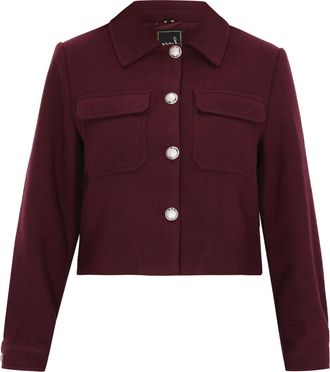 Faina Jacke Frauen Burgund