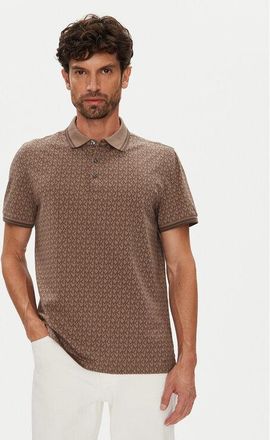 Michael Kors Poloshirt CS550V85KS Braun Regular Fit