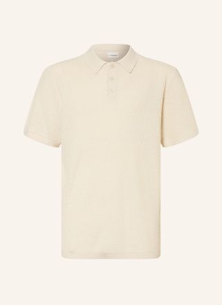 s.Oliver S.Oliver Red Strick-Poloshirt weiss