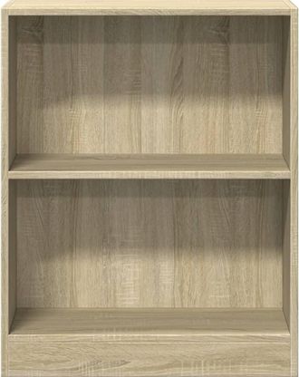 Generic B&uuml;cherregal, Modernes, Minimalistisches Offenes Lagerregal, Ausstellungsregal f&uuml;r Wohnzimmer, B&uuml;ro und Schlafzimmer (Sonoma-Eiche 06)