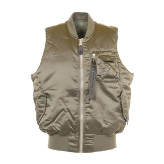 Alpha Industries Ma-1 Base Vest - Femme - Vestes - Vert - Taille: 42 FR