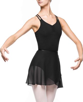 Arabesque Damen Ballett Wickelrock Ballettrock 2007 (XS, Schwarz)