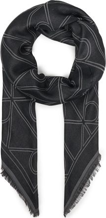 Calvin Klein Tuch Calvin Klein Emblem Aop Contrast Lw Square Sc LV04F8077G Schwarz