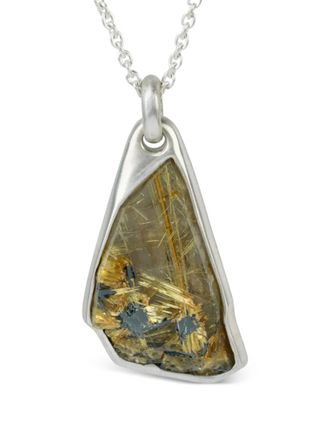 Parts Of Four Halos Halskette aus Sterlingsilber mit Rutilquarz