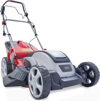 Hecht Rasenm&auml;her Elektro 46 cm Schnittbreite 5in1 mit Radantrieb 1800W 60L Fangkorb