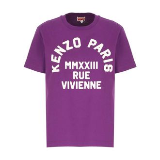 Kenzo Stylisches lila Baumwoll-T-Shirt - - Tops - Damen - Lila - S