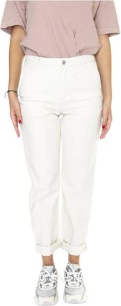 Carhartt Work in Progress Femme, Pantalons, Blanc, Taille: W29 W Pierce Pant