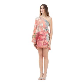 Simona Corsellini Robe courte multicolore &agrave; une &eacute;paule - Femme - Robes - Multicolore - Taille: 40 FR