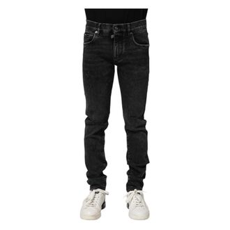 Dolce & Gabbana Homme, Jeans, Noir, Taille: S Skinny Stretch Jeans