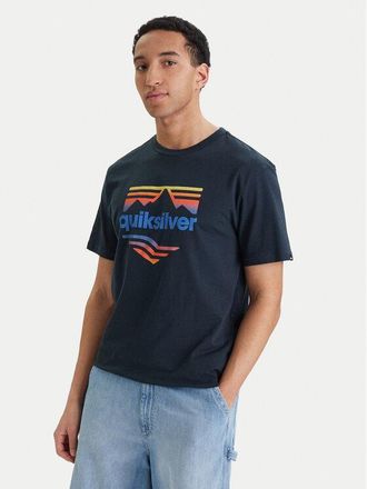 Quiksilver T-Shirt EV Horizon Fade EQYZT08289 Dunkelblau Regular Fit