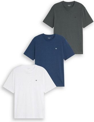 Tom Tailor T-Shirt T-Shirt (im 3er Pack) Basic T-Shirts im 3er-Pack
