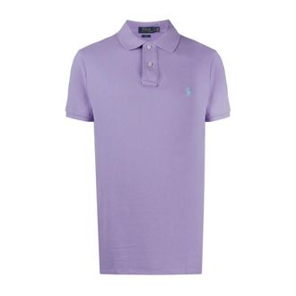 Polo Ralph Lauren Kurzarm Gestricktes Polohemd - - Tops - Herren - Lila - S