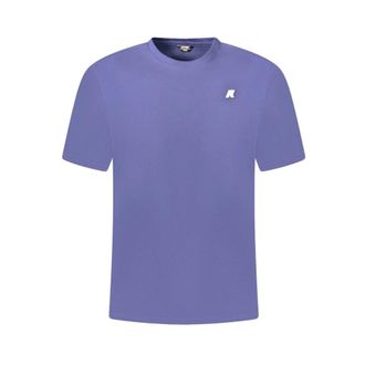 K-Way Homme, Tops, Bleu, Taille: XL T-shirt Homme en Coton Bleu