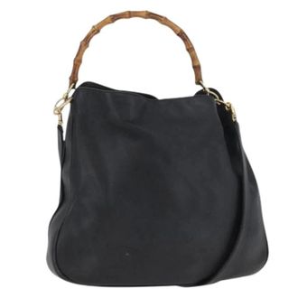 Gucci Sac bandouli&egrave;re vintage Pre-owned - Femme - Pre-owned - Noir - Taille: ONE Size