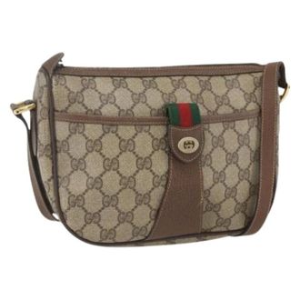 Gucci Sac bandouli&egrave;re en plastique Pre-owned - Femme - Pre-owned - Beige - Taille: ONE Size