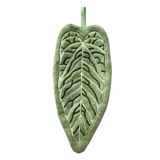 Generic Handtuch mit Blatt-Design, saugf&auml;hige Waschlappen, weiche Reinigungst&uuml;cher f&uuml;r Arbeitsplatte, Herd, Pfannen, Geschirr, Badezimmer, Waschbecken, Ger&auml;t,